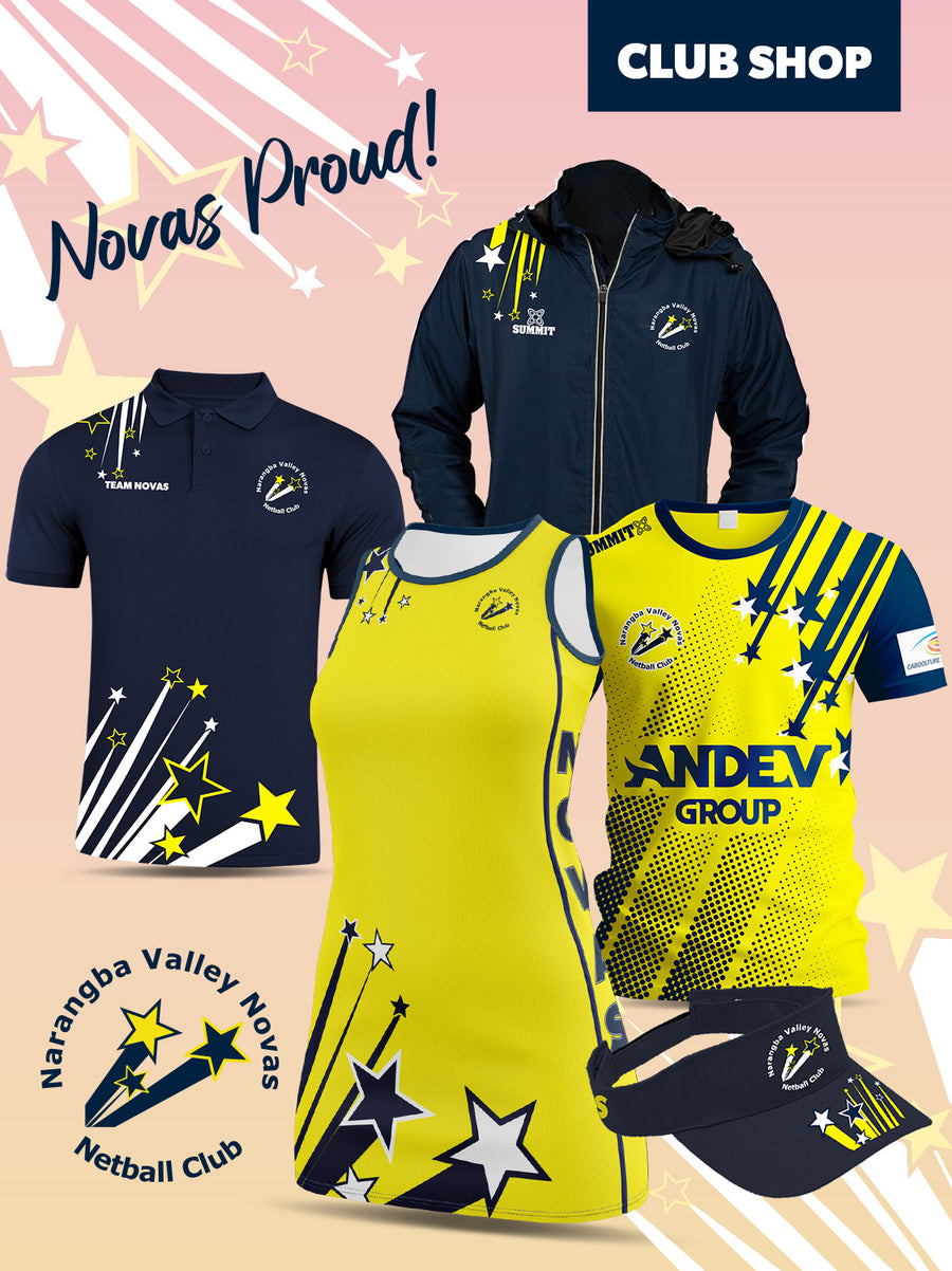 Narangba Valley Novas Netball Club – Teamwear & Gear