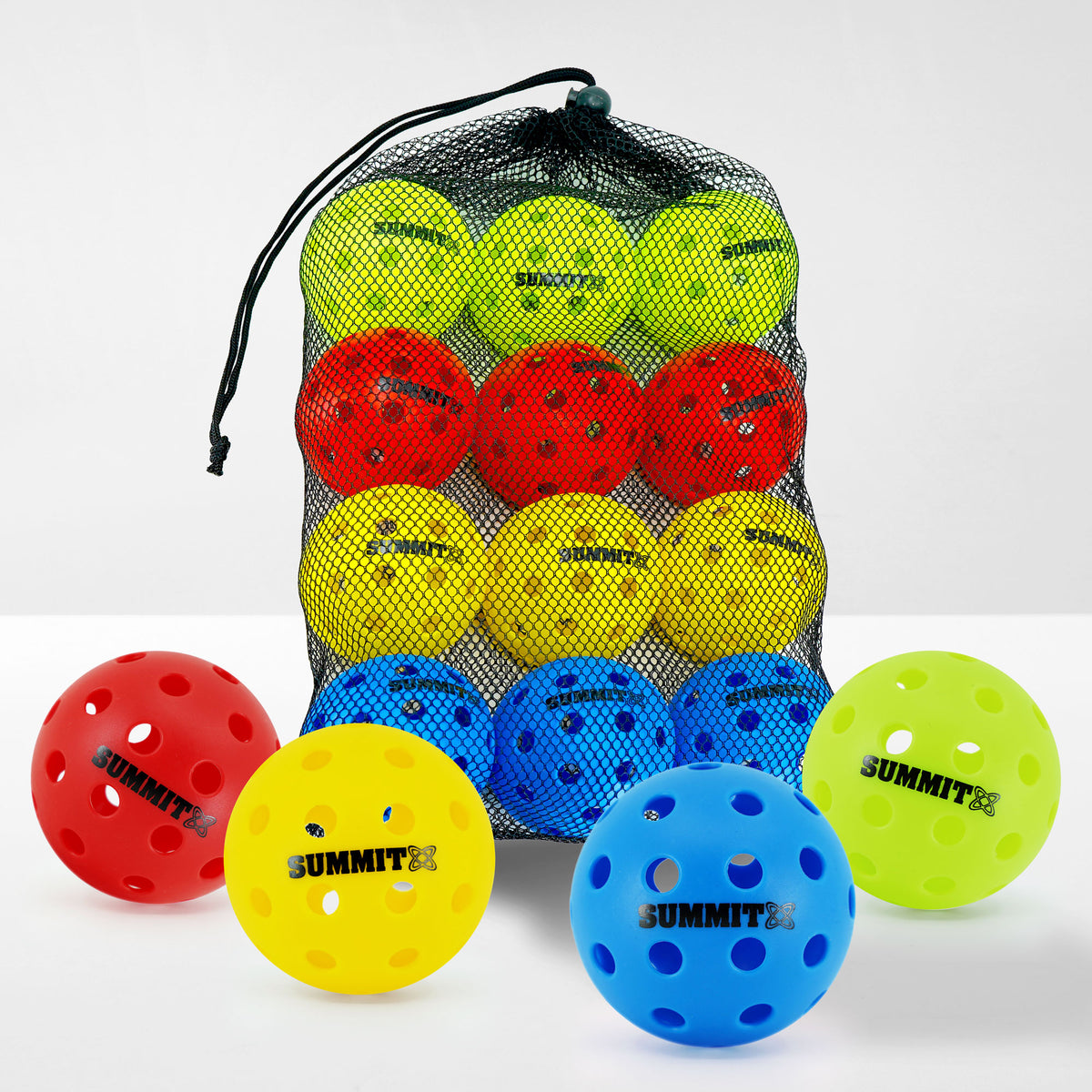 Pickleball Balls | Shop 40 hole Outdoor 12 Value Pack – SUMMITSPORT
