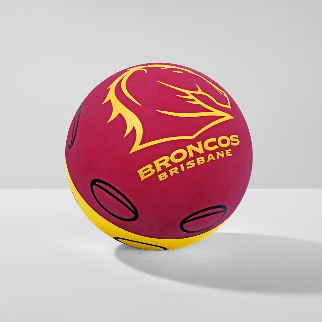 Brisbane Broncos NRL Super-High Bounce Ball – SUMMITSPORT
